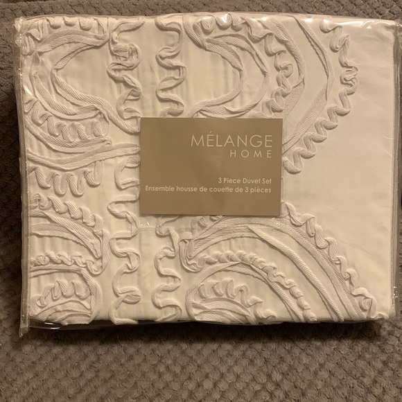 Melange | Bedding | King Duvet Set New In Original Packaging Never ...
